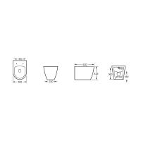 China Automatic Operation Round  Back To Wall Toilet For Bathroom Wear Resistance for sale