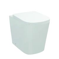 China Smooth Glazed Ceramic One Piece Toilet WC  With Soft Close Seat Efficient Flushing for sale