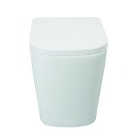 China Smooth Glazed Ceramic One Piece Toilet WC  With Soft Close Seat Efficient Flushing for sale