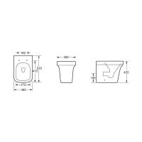 China Water Saving Back To Wall Toilet Environmental Friendly Auto Deodorization for sale