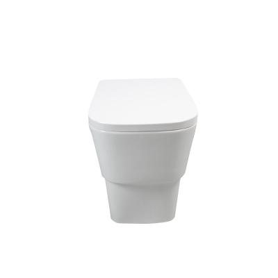 China slow descent design Back to Wall Toilet Wc Sanitary Ware 520*350*420mm for sale