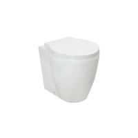 China Efficient Flushing White Back To Wall Toilet One Piece Ceramic Toilet 520mm for sale