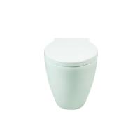 China Efficient Flushing White Back To Wall Toilet One Piece Ceramic Toilet 520mm for sale