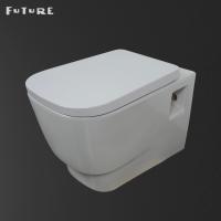China Compact 350mm Residential Wall Hung Commode Wall Hanging Wc Sapce Saving for sale
