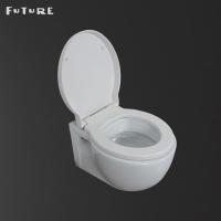 China Rimless Wall Hung Toilet With Cistern Concealed Scratch resistant for sale