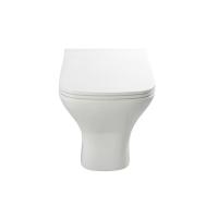 China Sanitary Ware 420mm Comfort Height Compact Back To Wall Toilet Gravity Flushing for sale