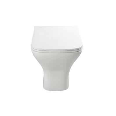 China Sanitary Ware 420mm Comfort Height Compact Back To Wall Toilet Gravity Flushing for sale