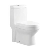 China elongated seat S Trap Siphonic System Toilet One Piece Commode 20-30KG for sale