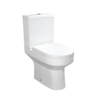 China antiwear Two Piece Contemporary Close Coupled Toilet Elongated  Auto Deodorization for sale
