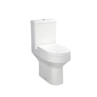 China Polished Ceramic White  Close Coupled Bathroom Toilet Mute Stabilize for sale