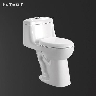 China CE Auto Operation Siphonic One Piece Toilet With S Trap Round Dual Flush Toilet for sale