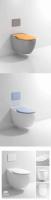China Cistern Concealed Wall Hung Toilet Wall Mounted Wc ISO9001 Certified for sale