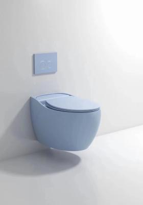 China Smooth Glazed Beautiful Wall Mounted Commode With Cistern Concealed for sale