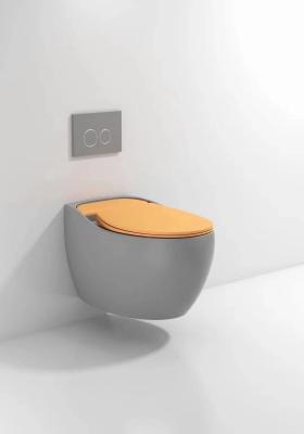 China Aging Resistance Western Wall Mount Toilet Wall Hunging Commode  Space Saving for sale