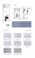 China Aging Resistance Western Wall Mount Toilet Wall Hunging Commode  Space Saving for sale