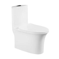 China Antibacterial Philippine Watercloset Washbasin Siphonic One Piece Toilet With S Trap for sale