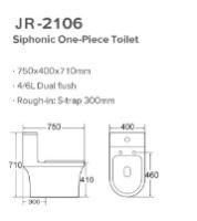 China Stain Resistant Siphonic System Toilet Smooth Glazed Auto Deodorization for sale
