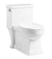 China 20-30KG Smooth Glazed One Piece Water Closet With WARS Approved Flush Fitting for sale