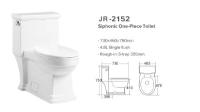 China 20-30KG Smooth Glazed One Piece Water Closet With WARS Approved Flush Fitting for sale