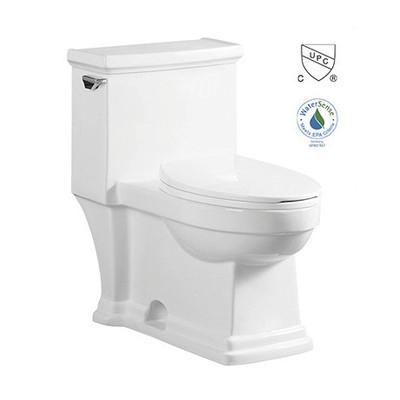 China CE Anti Bacterial Siphonic One Piece Toilet With Dual Flush Ceramic Material for sale