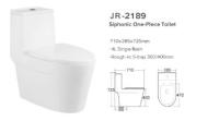 China Water Saving Siphonic One Piece Toilet Ceramic Water Closet Gravity Flushing for sale
