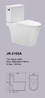 China Automatic Operation 2 Piece Toilet With S Trap Water Saving Design for sale