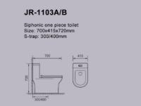 China Self Cleaning Siphonic One Piece Ceramic Water Closet Elongated Bowl for sale