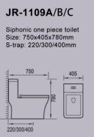 China Scratch Resistant Philippine  Rimless Siphonic One Piece Toilet Super Pipe Design 50mm for sale