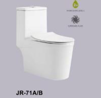 China White Ceramic Excess Eddy  Single Piece Water Closet 740mm High Philippine Watercloset for sale