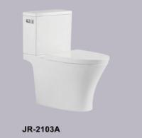 China Rimless Siphon Flushing Single Piece Water Closet Automatic Deodorization for sale