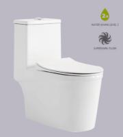 China Excess Eddy Siphonic Commode With S Trap Superswirl Flush CE Certified for sale