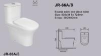 China Modern Bathroom White Ceramic One Piece Water Closet High Durability 20-30KG for sale