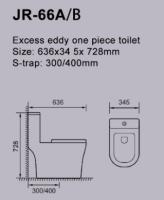 China Auto Operation One Piece Dual Flush Toilet  Excess Eddy Rimless Siphonic Toilet for sale