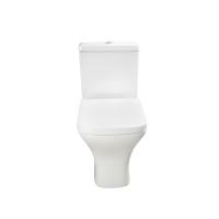 China Short Projection Toilet Bowl 620mm Depth 35kg Weight Ceramic Material for sale
