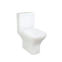 China Short Projection Toilet Bowl 620mm Depth 35kg Weight Ceramic Material for sale