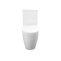 China CE/RoHS/ISO9001 Certification Bottom Water Inlet 3/6L Flush Volume Close Coupled Bathroom Toilet for sale