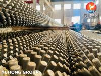 China Studded Tube, ASME SA335 P22 Alloy Steel Seamless Pipe With 11Cr Studs, Radiant And Convection Coil Application for sale