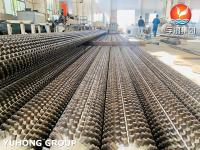 China Studded Tube,  ASME AS335 P9 Alloy Steel Seamless Pipe with 11Cr (SS409) Stud, Fired Heater, Furnace Application for sale