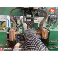 China Studded Tube,  ASME AS335 P9 Alloy Steel Seamless Pipe with 11Cr (SS409) Stud, Fired Heater, Furnace Application for sale