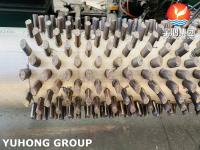 China ASTM A312 TP316L Studded Tube with 11Cr Stud Fins for Petrochemical and Refinery for sale
