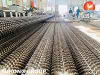 China Alloy Steel Studded Finned Tube For Furnace High Frequency Welding HFW for sale