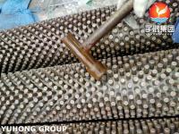 China ASME SA312 Stainless Steel 304 Studded Tube , For Shell-and-tube Heat Exchanger for sale