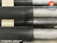 China Welding Fin Tube , Serrated Type, ASME SA106 Gr.B Seamless Pipe With CS Fin Material, Raffinate Application for sale