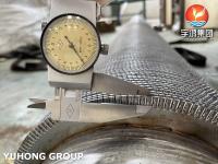 China High Frequency Welding Serrated Fin tube , ASTM A312 TP347 Seamless Pipe with 11Cr (SS409) Fin Material, HVAC system for sale