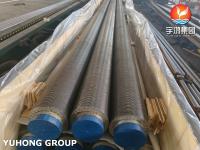China High Frequency Welding Fin Tube ASTM A312 TP347H  with 11Cr Fin Material For Fired Heater for sale