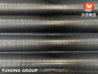 China ASTM A312 TP304 HF Welding Fin Tubes With SS304 Fins Tubos Aletados for sale
