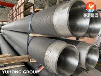 China TP347H A312 High Frequency Welding Finned Pipe In Air Preheater And Condenser for sale