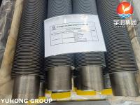 China Heat Exchanger ASTM A335 P22 HFW Solid Finned Pipes With 11-13 Cr Fins for sale