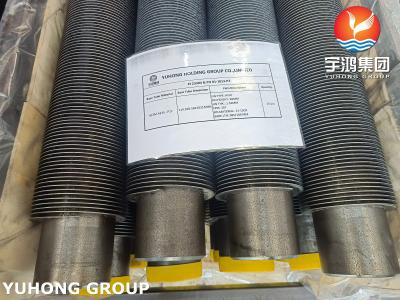 China Heat Exchanger ASTM A335 P22 HFW Solid Finned Pipes With 11-13 Cr Fins for sale