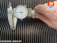 China Heat Exchanger ASTM A335 P22 HFW Solid Finned Pipes With 11-13 Cr Fins for sale